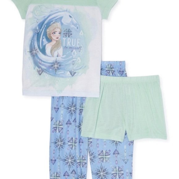 Disney | Pajamas | Nwt 6 Frozen Anna Elsa Pajamas 3p Birthdays Spring ...